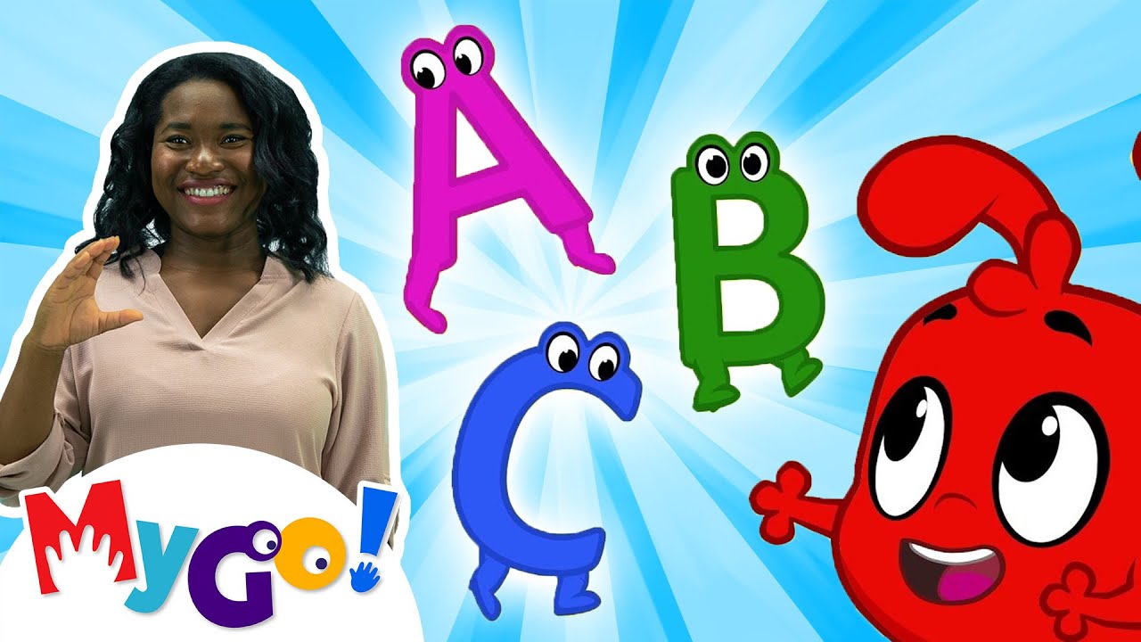 ABC Song | MyGo! Sign Language For Kids | Morphle | ASL - YouTube