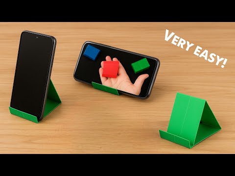 Fold a Paper Phone Stand – Smart DIY Holder for Work, Study & Travel