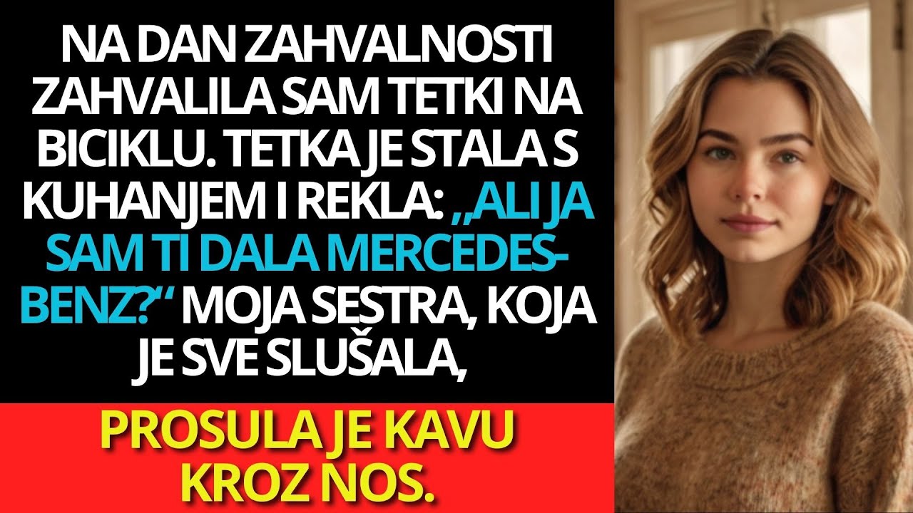 Zahvalila sam tetki na biciklu, a ona reče: „Ali ja sam ti dala ...
