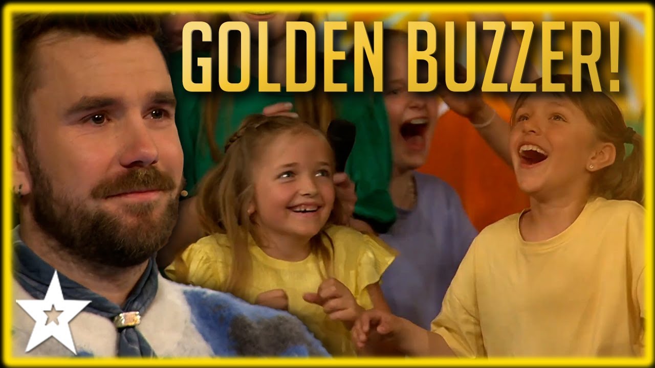 CUTE Kid Group Win the GOLDEN BUZZER With Their Greatest Showman ...