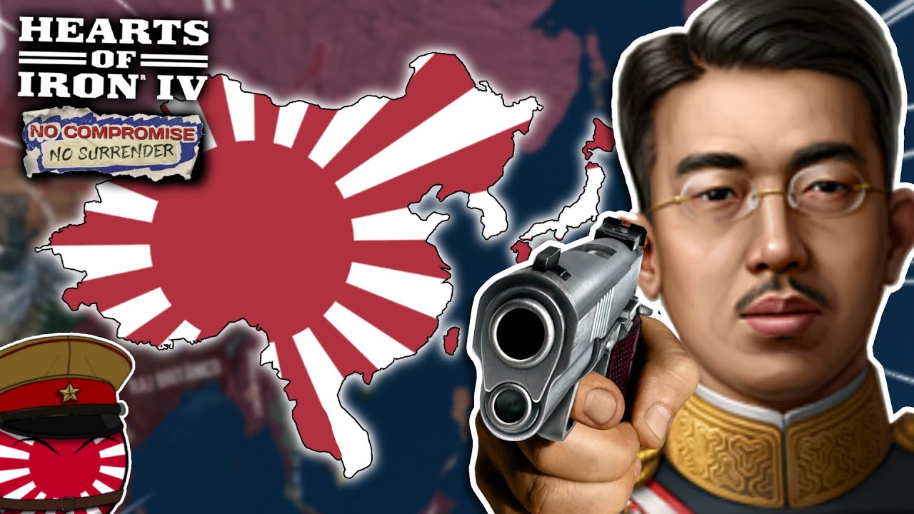A ASCENSÃO DO NOVO JAPÃO! Dominei a China na Nova DLC do HOI4 😮(No Compromise no Surrender ...