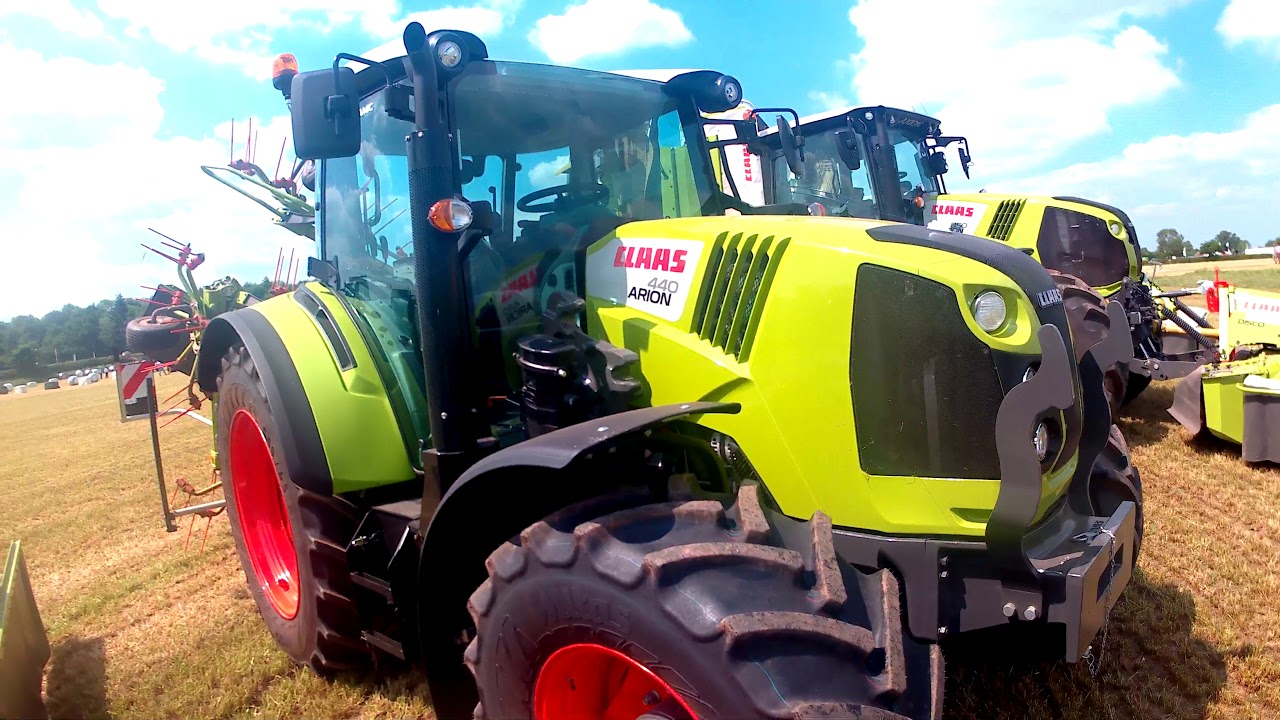 2017 Claas 440 Arion 4.5 Litre Diesel Tractor With Volto 800 Tedder ...