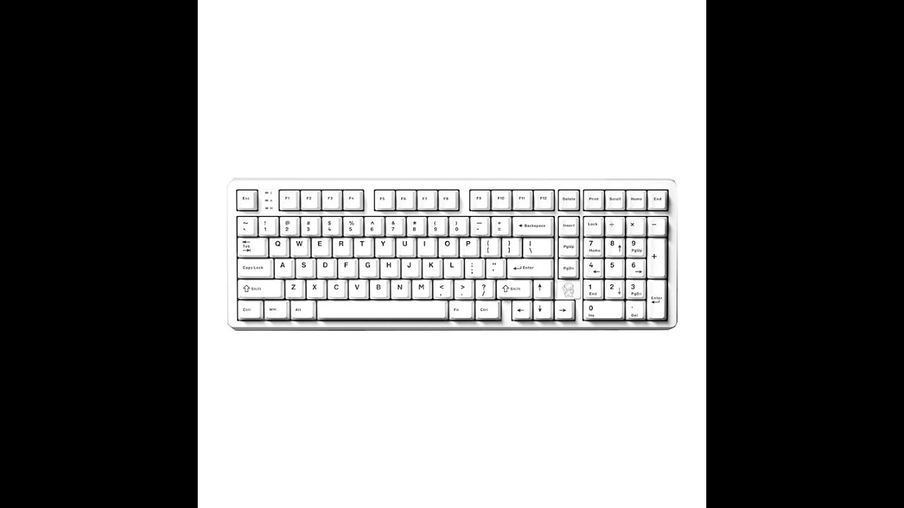 Leobog Hi98 Typing Test - YouTube