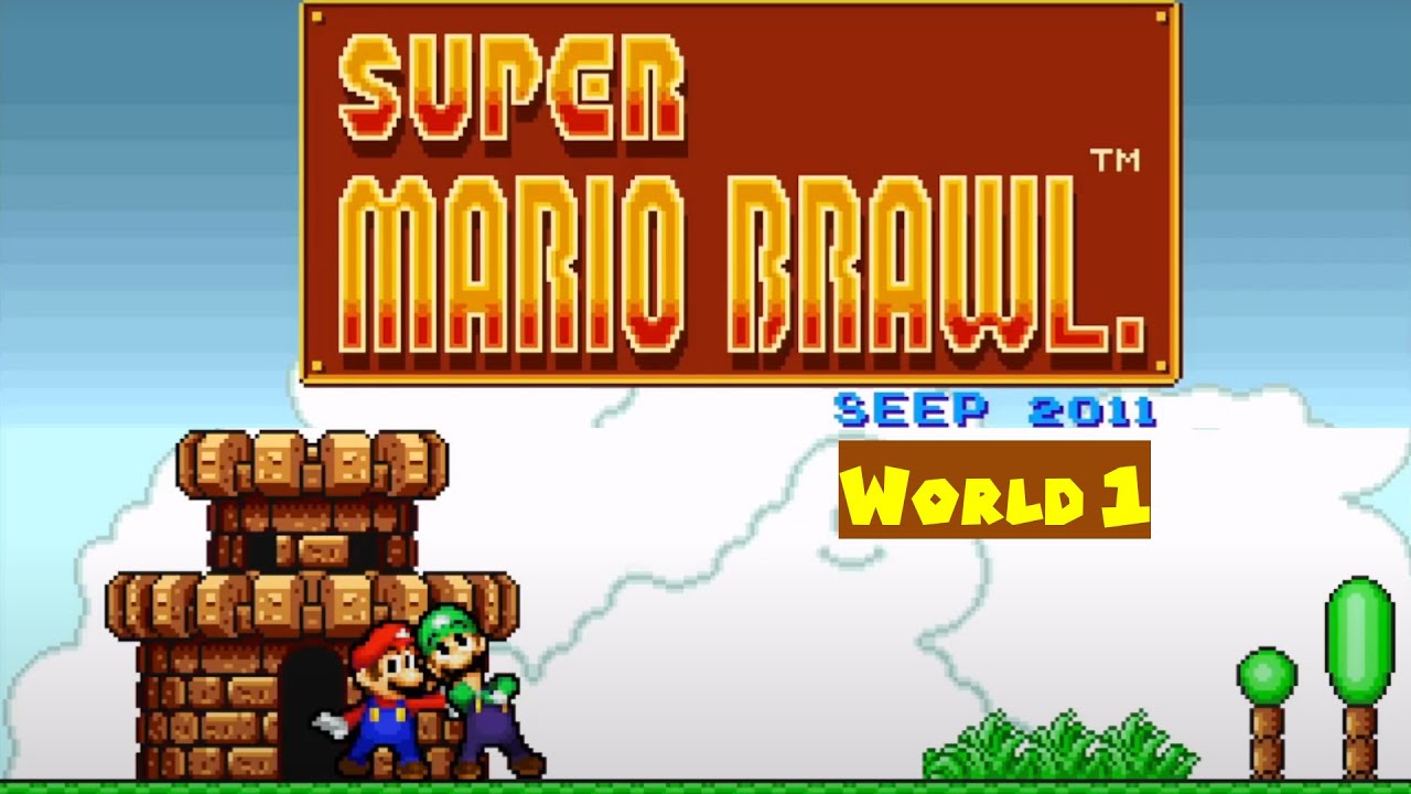 Super Mario Brawl: Part 1 - World 1 - YouTube