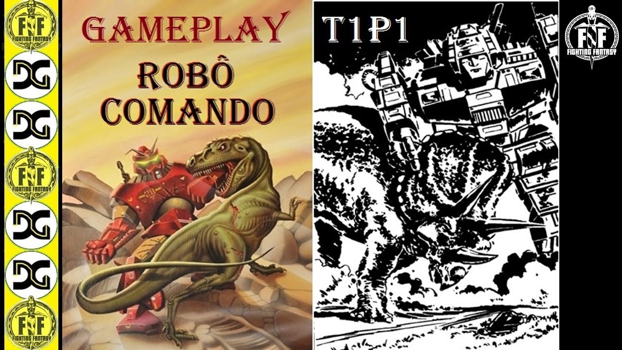 0228 Fighting Fantasy | ROBOT COMMANDO | T1P1 | Transformers X Dinosaurs | GAMEBOOK || DEPÓSITO ...