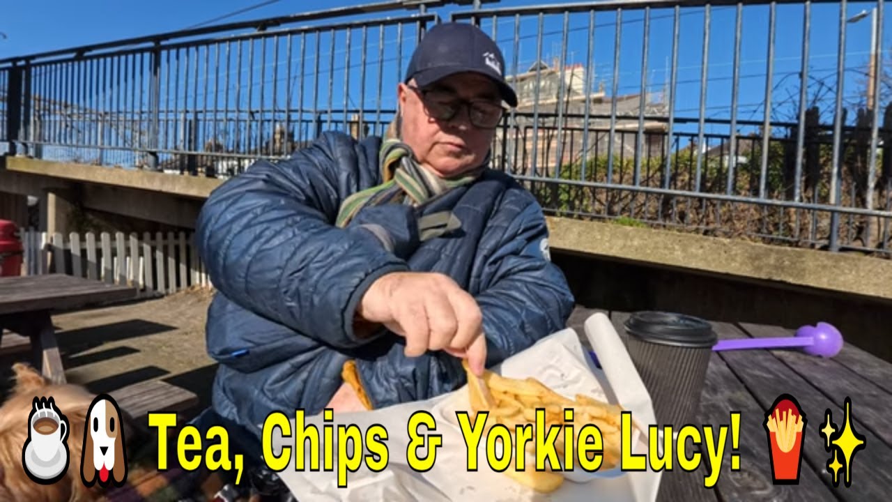 ☕🐶 Tea, Chips & Yorkie Lucy! 🍟 A Cozy Treat in Leigh on Sea - YouTube