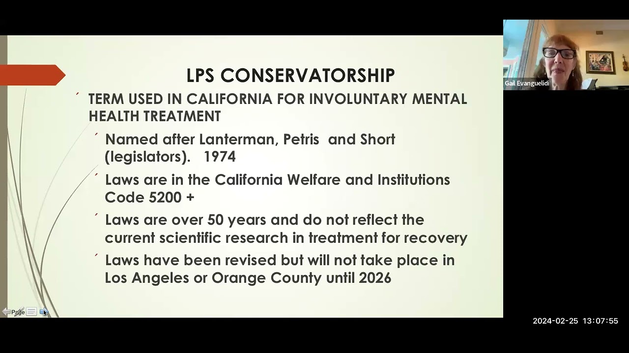 LPS Conservatorship Meeting for Families With Someone Under LPS ...