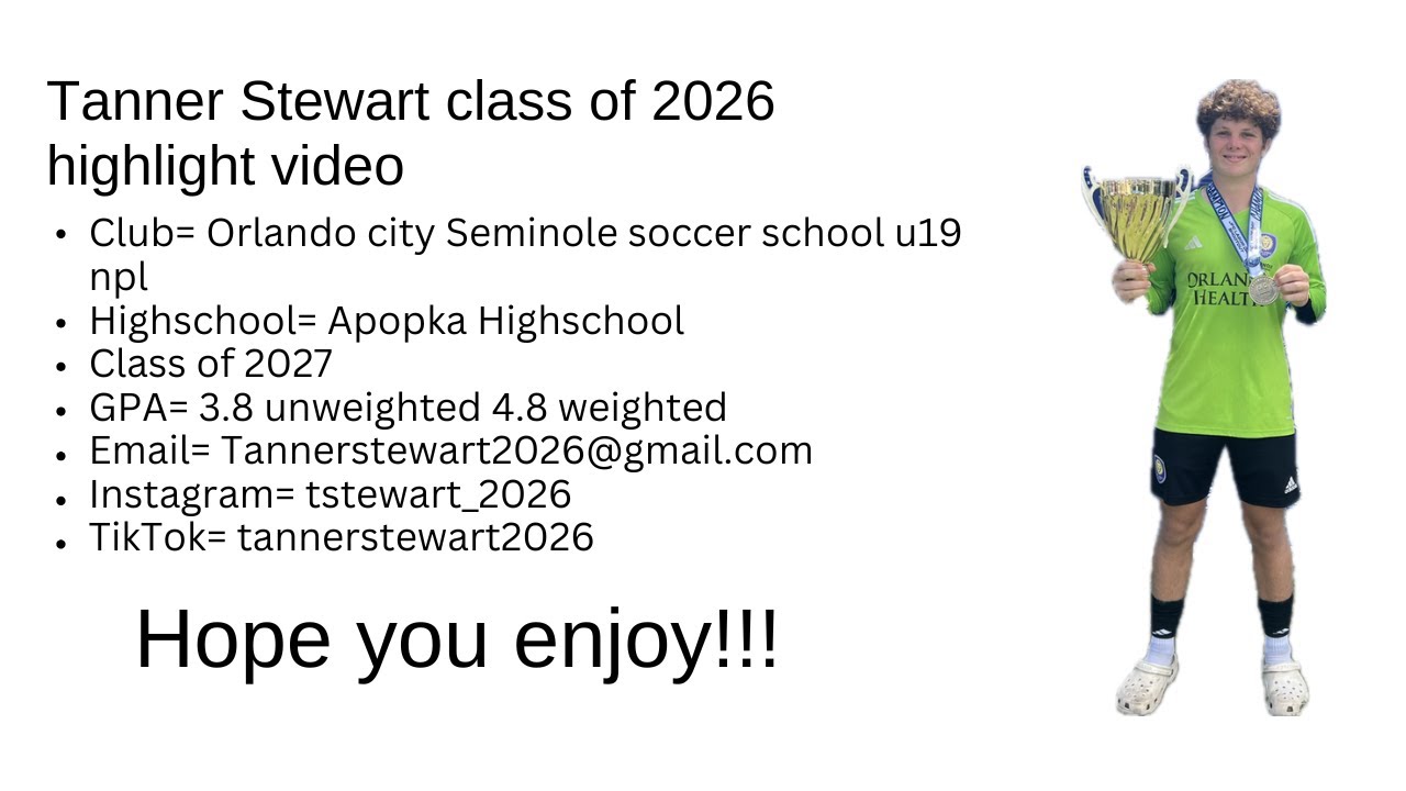 Tanner Stewart recruiting video #2 - YouTube