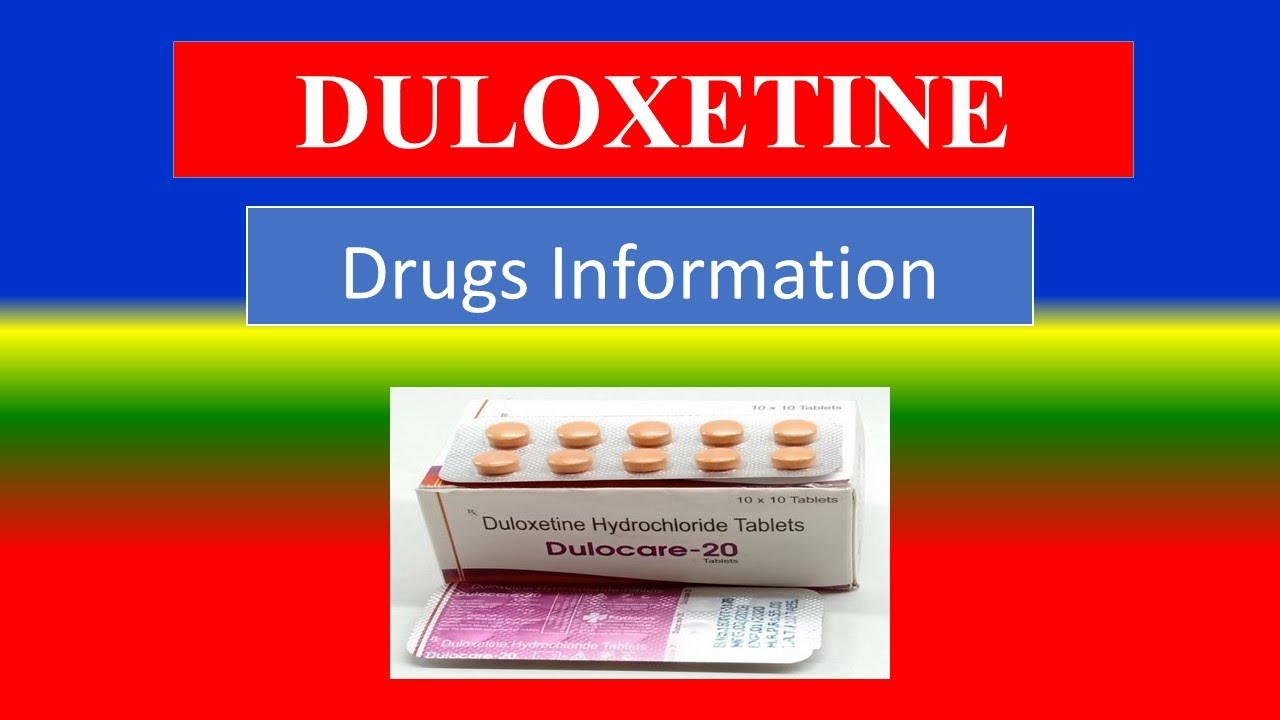 DULOXETINE - - Generic Name , Brand Names, How to use, Precautions ...