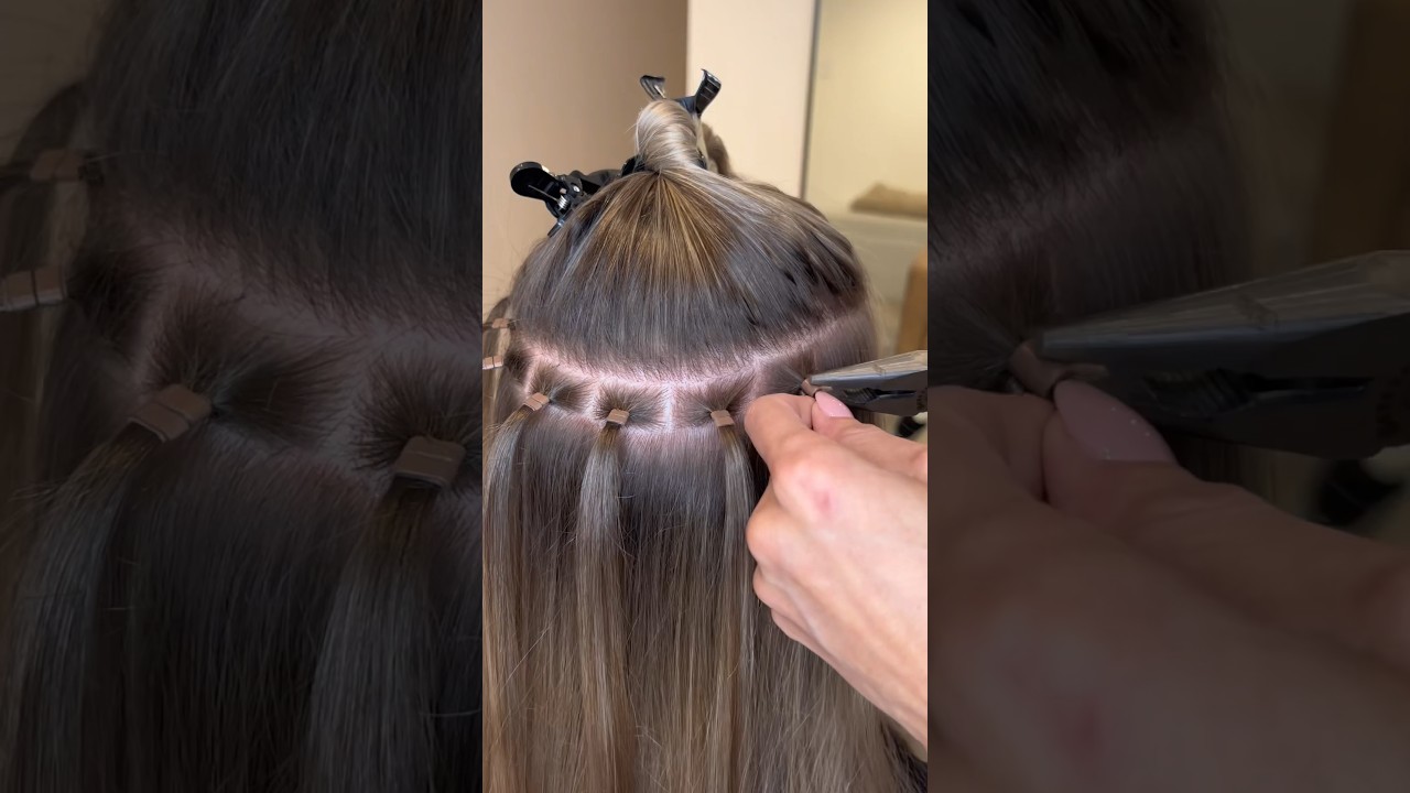 SEW IN WEFT TUTORIAL!🔥 #hair #hairextensions #howto #hairstyle #beauty ...
