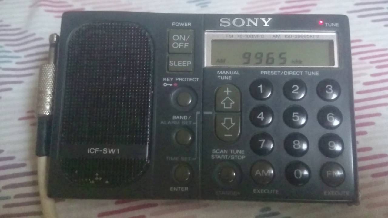 SONY ICF SW1 - YouTube