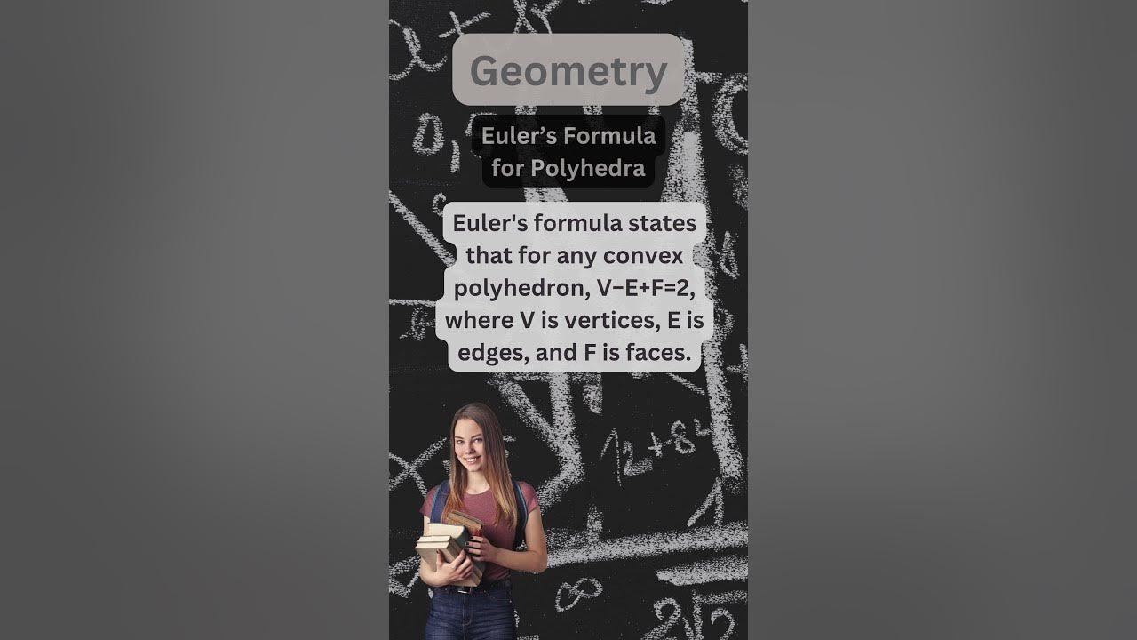 Euler's Formula for Polyhedra #education #maths #shorts - YouTube