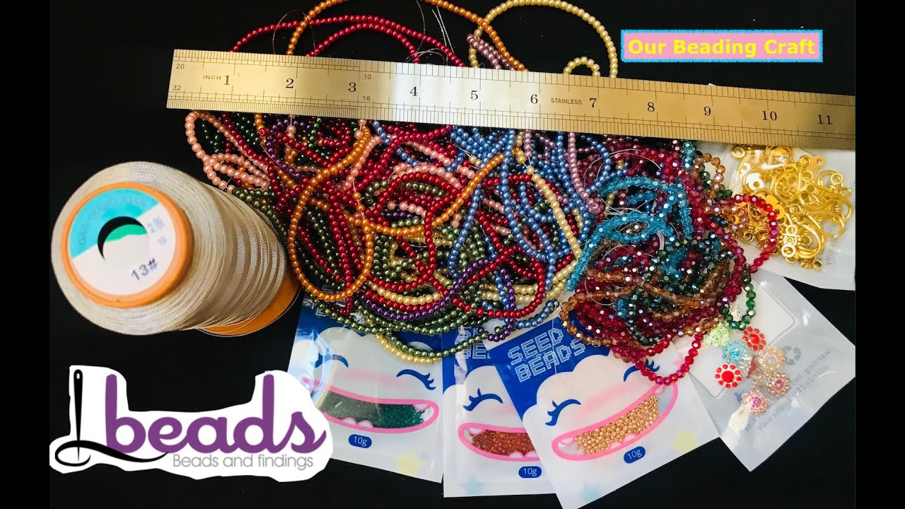Lbeads Unboxing Beading Materials / Wholesale Beads and Jewelry Making ...