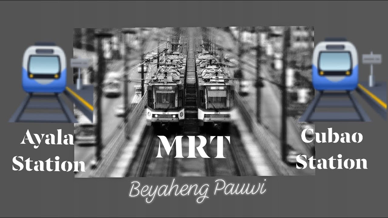 MRT Ayala Station to MRT Cubao Station ! beyaheng Pauwi ! Bhia Jhay ...