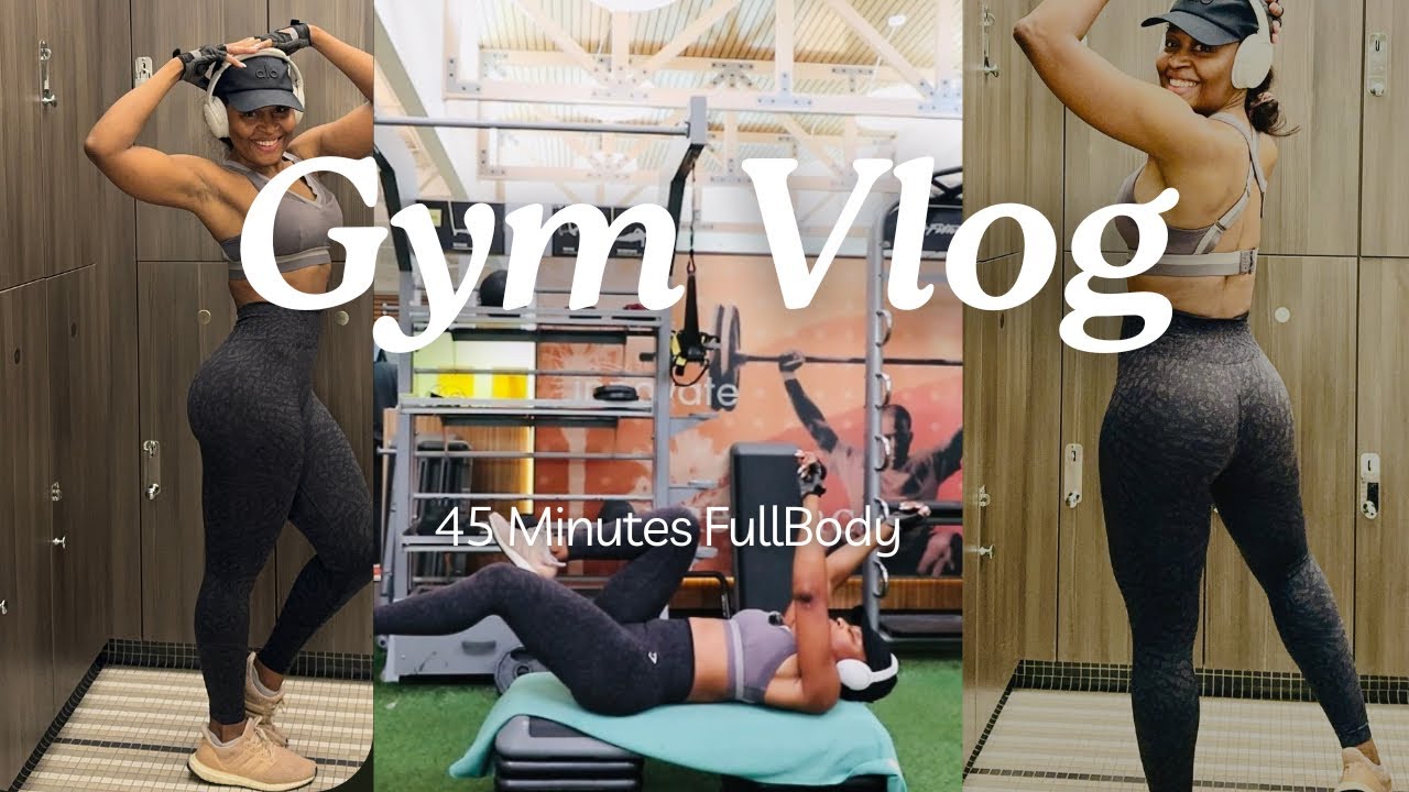 Insane 45 Min Fullbody Workout Vlog Gymvlog Youtube