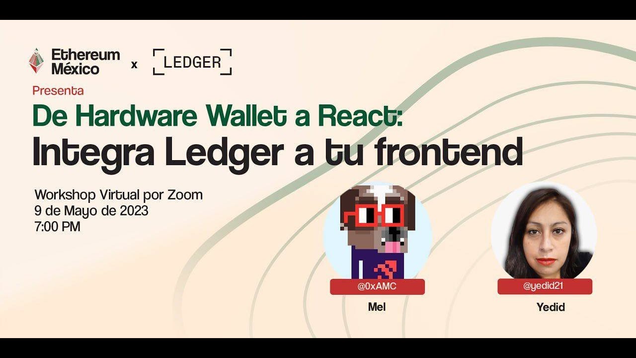 De Hardware Wallet a React: Integra Ledger a tu frontend - YouTube