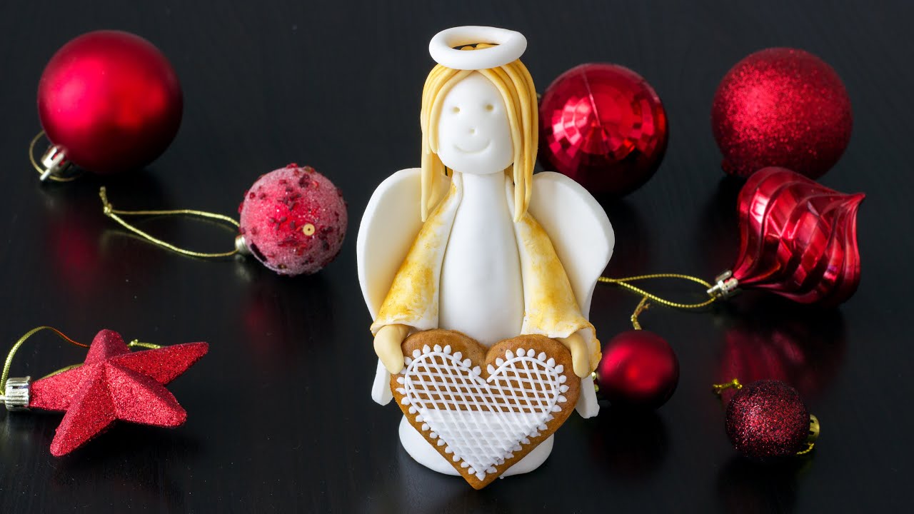 How to Make a Fondant Angel Cake Topper Tutorial - YouTube