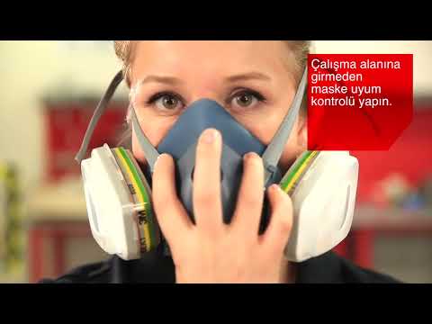 3M Tekrar Kullanılabilir Yarım Yüz Maskeleri Nasıl Takılır, Nasıl Kullanılır ve Bakılır