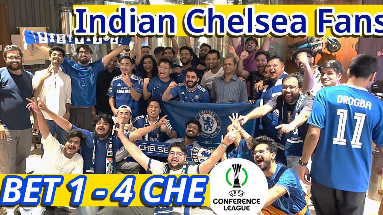Chelsea fans from India react to Conference League Final | Real Betis v ...