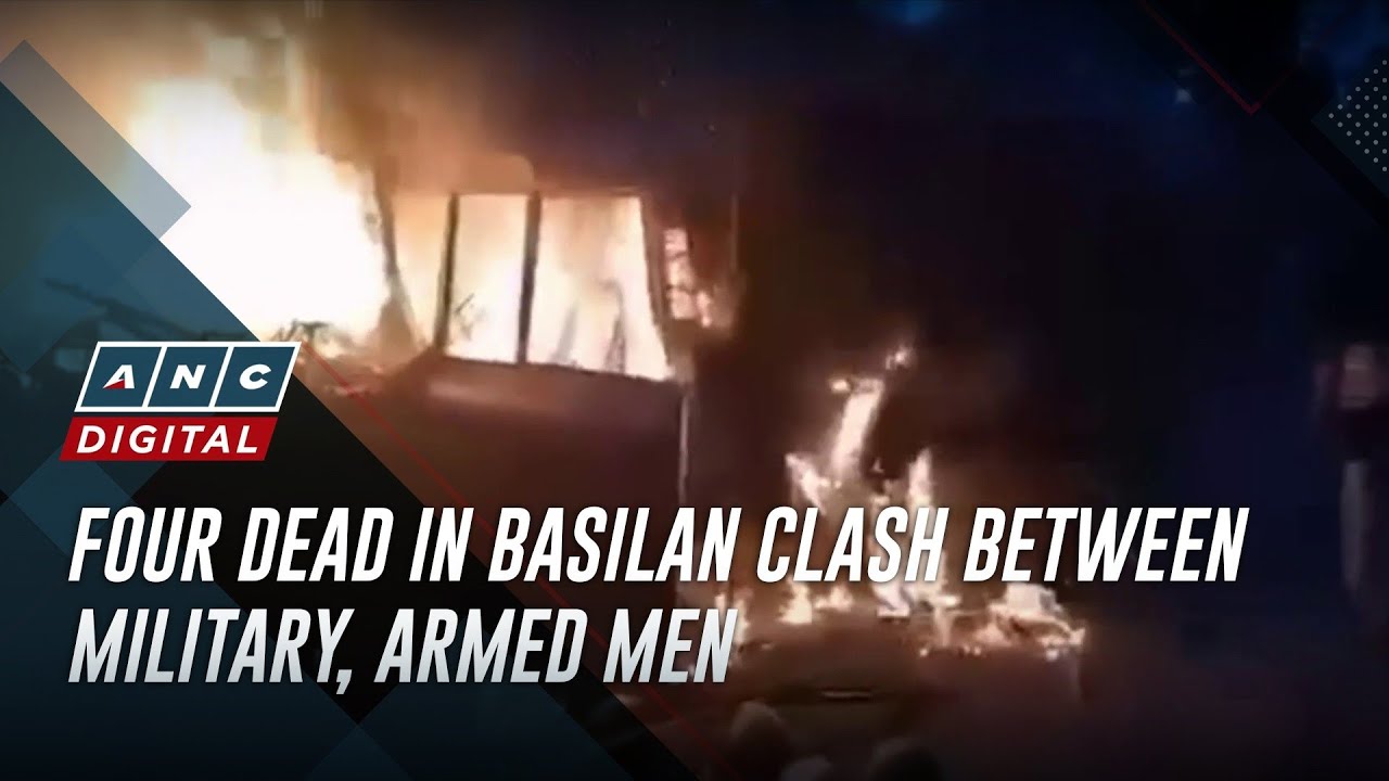 Four dead in Basilan clash between military, armed men | ANC - YouTube