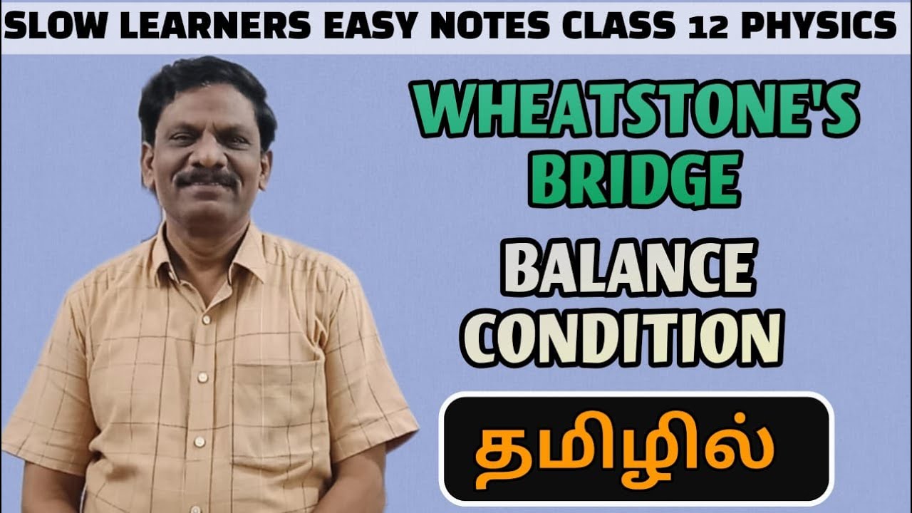 Wheatstone's Bridge Balance Condition| Physics most important Theory ...