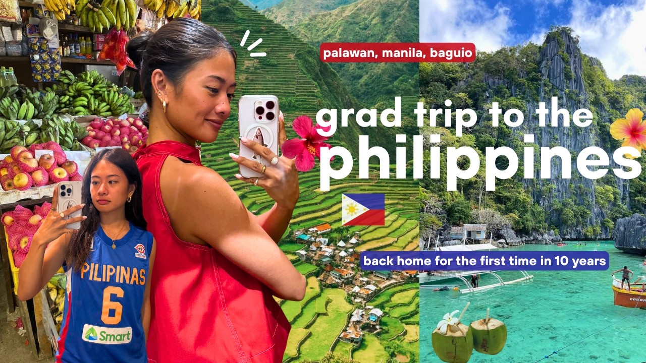 my grad trip to the PHILIPPINES 🇵🇭 | island hopping, filipino food ...