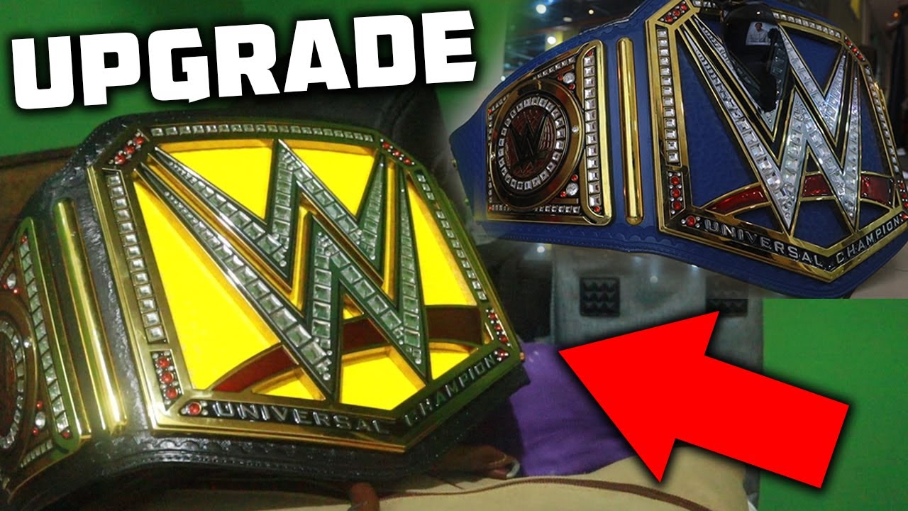 UPGRADING THE WWE UNIVERSAL CHAMPIONSHIP BELT INTO UNDISPUTED WWE ...