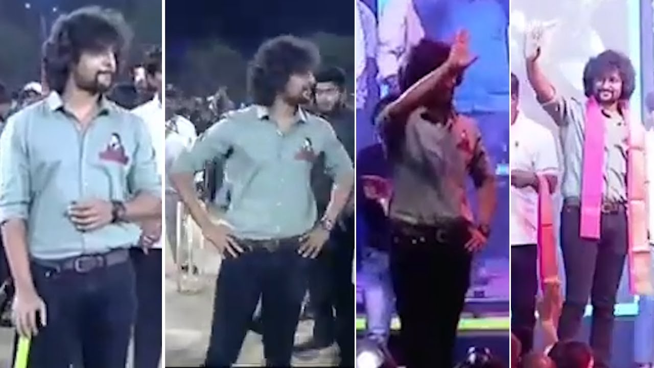 Natural Star Nani Visuals @ @ CM KCR CRICKET TROPHY in Siddipet ...