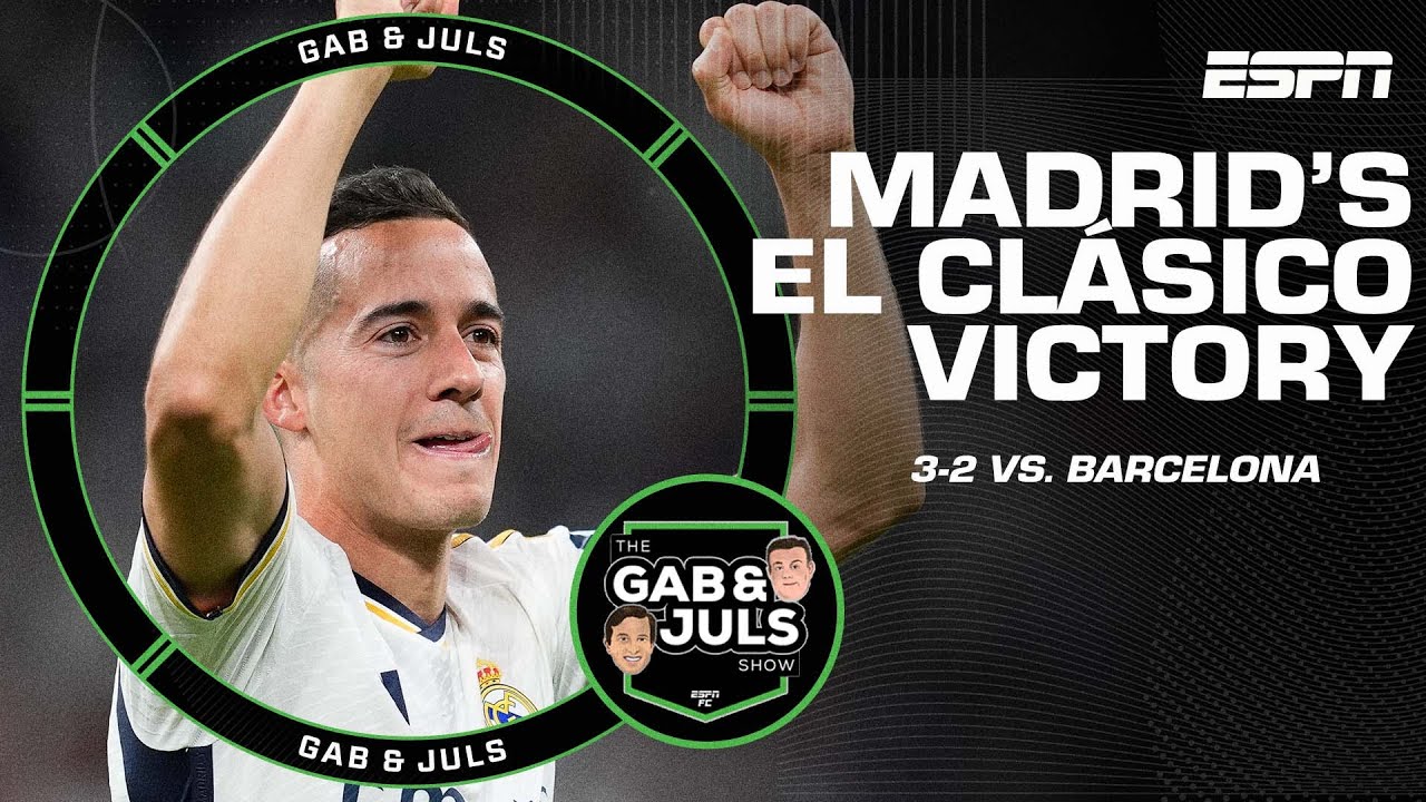 Full El Clásico REACTION! Goal-line controversy, Lucas Vázquez ...