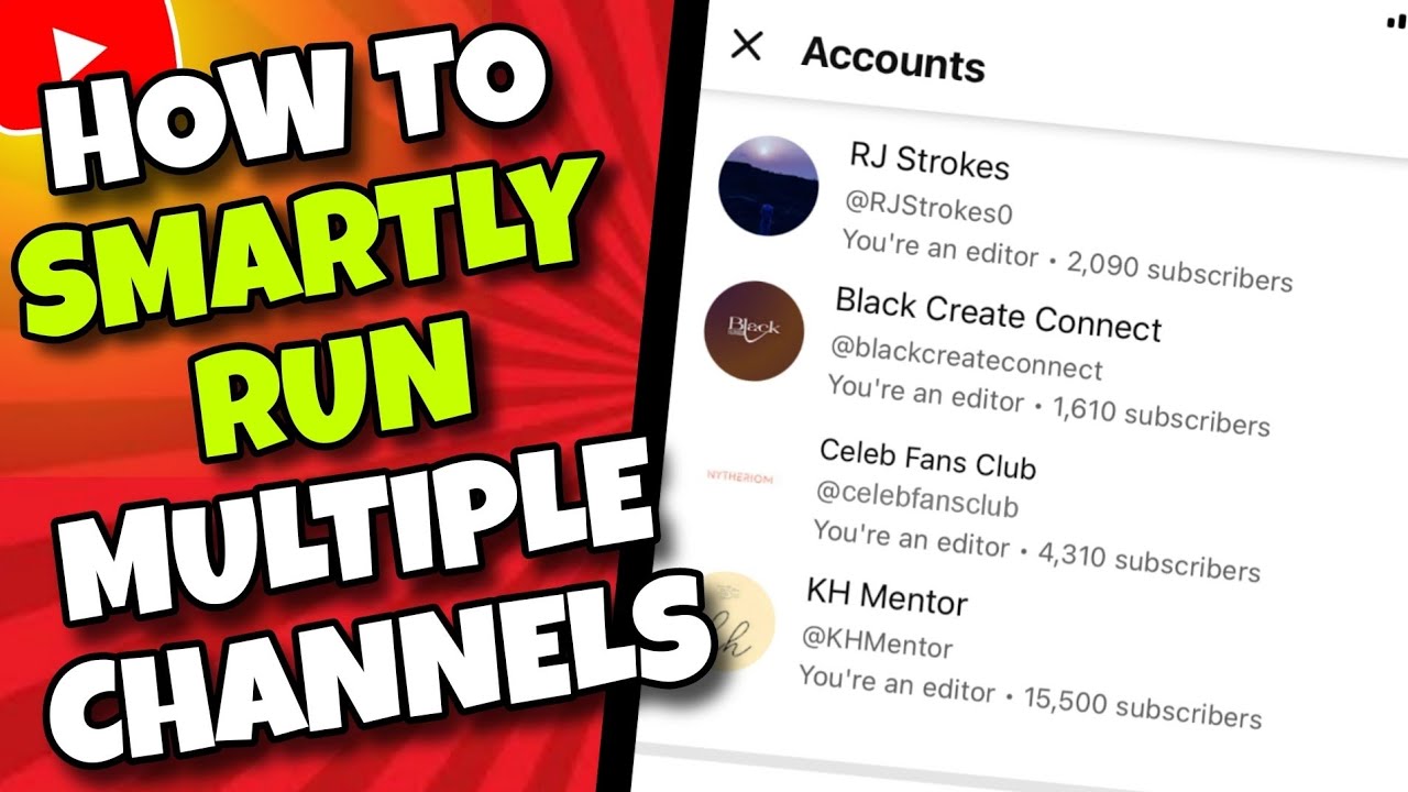 How to Run Multiple YouTube Channels Efficiently (The Strategy) - YouTube