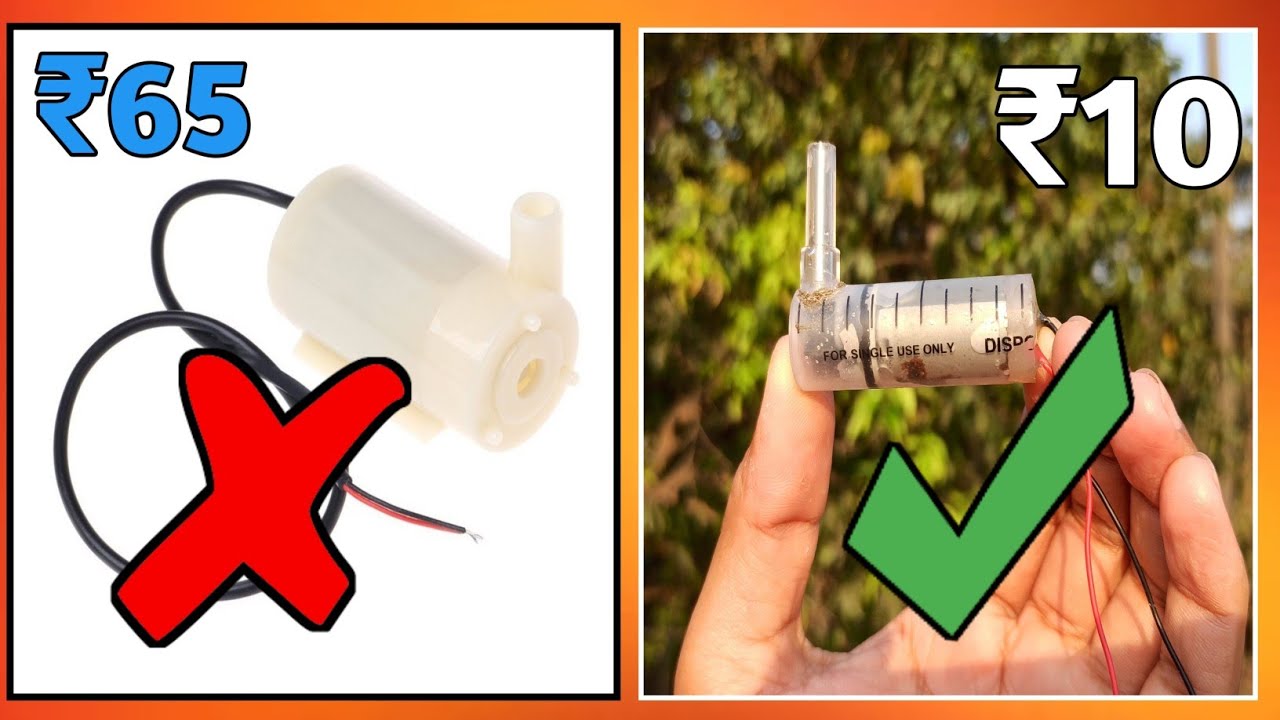 How To Make Mini Water Pump || Diy Water Pump - YouTube