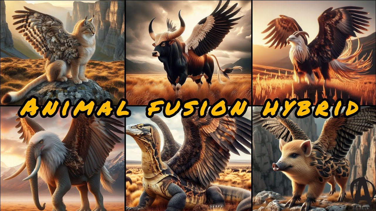 AMAZING ANIMAL FUSION HYBRID EAGLE 💥 BEST ANIMAL FUSION AI - YouTube