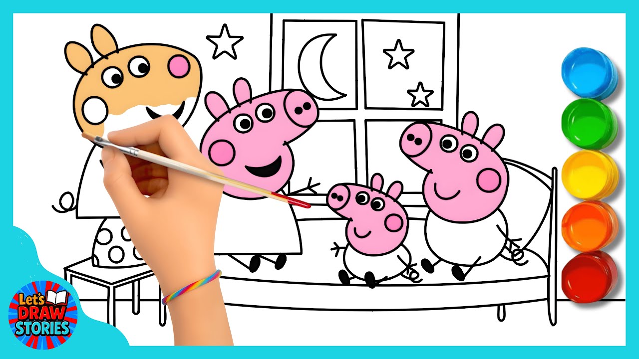 Peppa Pig & George Stay Up Late with Cousin Chloe 😴 | The Noisy Night ...