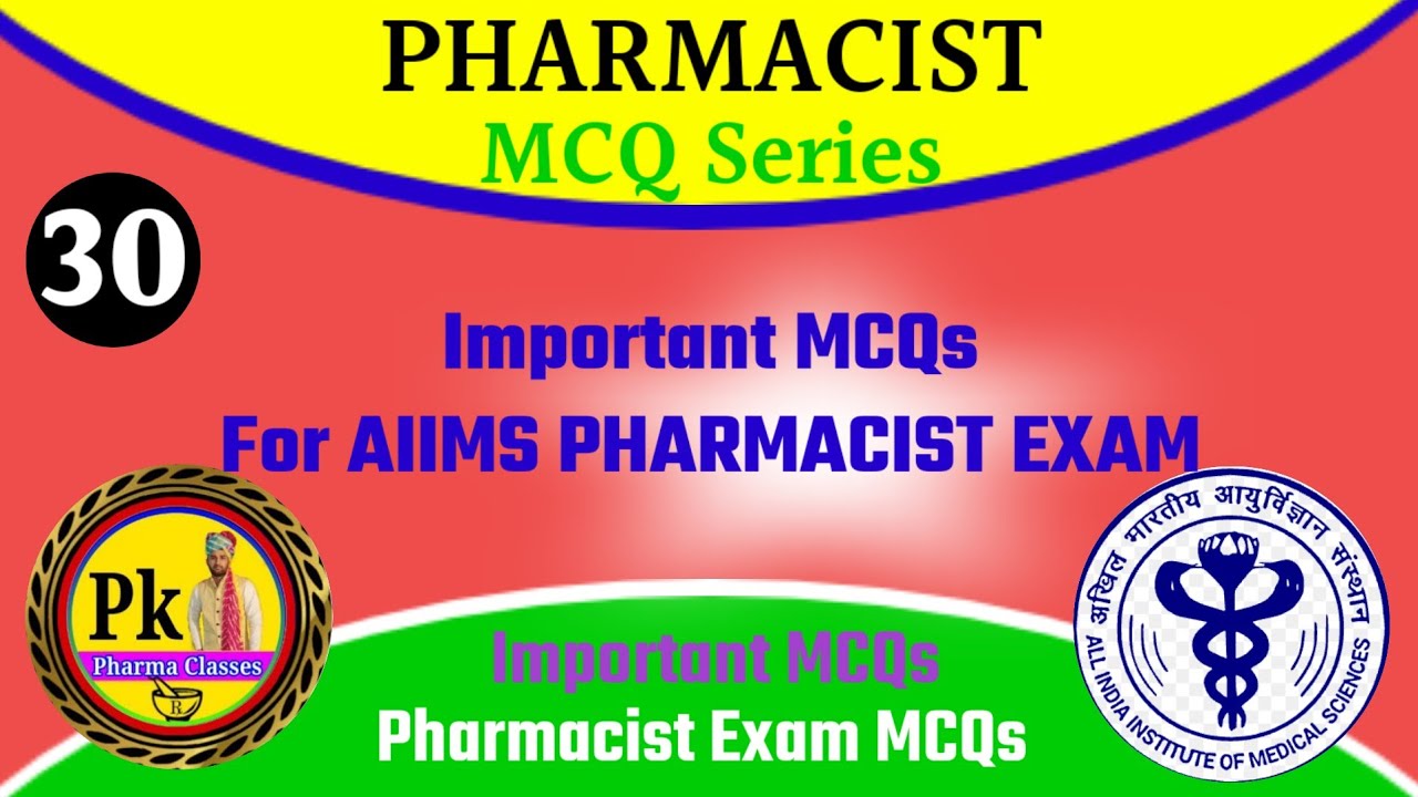 AIIMS PHARMACIST EXAM PAPER ll Pharmacist Exam Preparation ll AIIMS ...