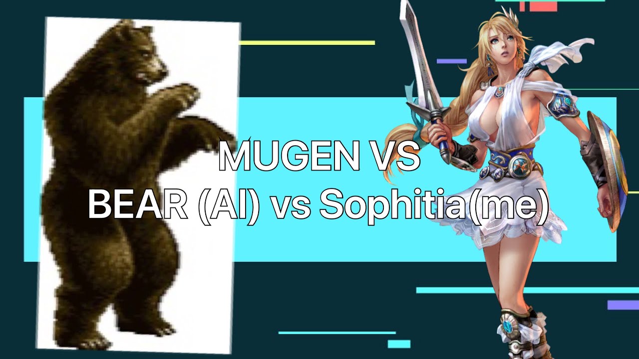 MUGEN : Sophithia (me) vs AI Mr Bear: Neutral battle - YouTube