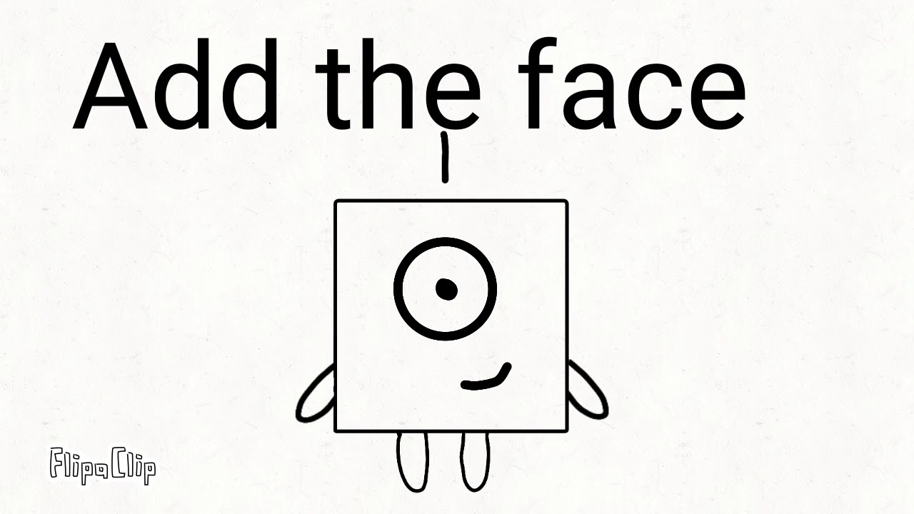 How to draw Numberblock 1 [TUTORIAL ON FLIPACLIP] - YouTube