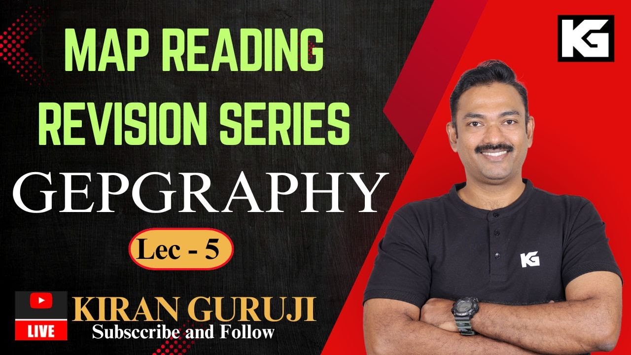 # 92 | 2 Feb. 2025 Combined | मॅप रिडींग Revision | Map Reading | Kiran ...