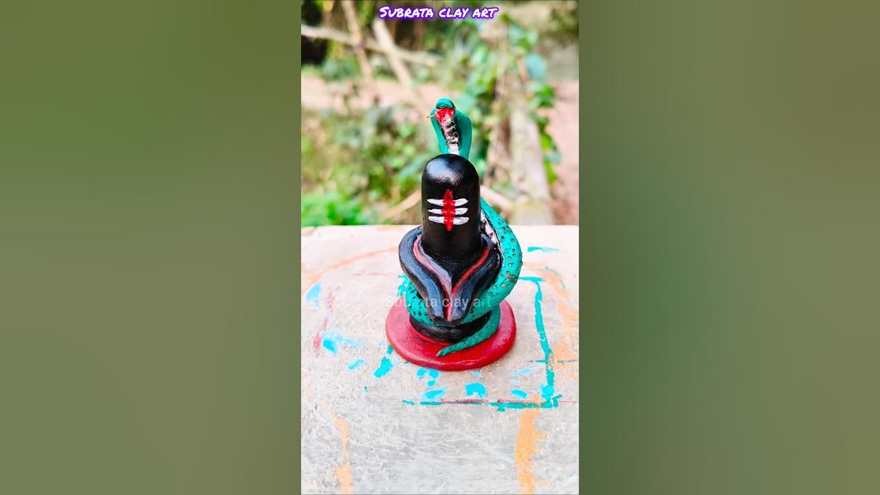How Shivling is Colored - A Step By Step Process - YouTube