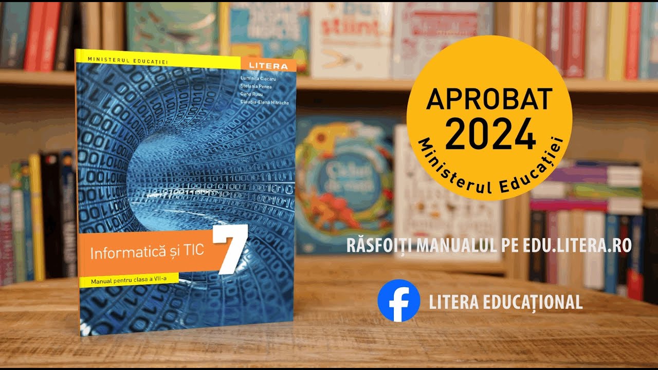 Informatică și TIC, clasa a VII-a - manual LITERA aprobat ME 2024 - YouTube