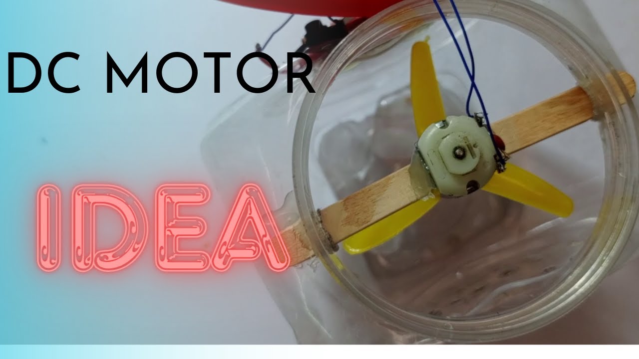 DIY Mini Fan : SIMPLE INVENTION WITH DC MOTOR - YouTube