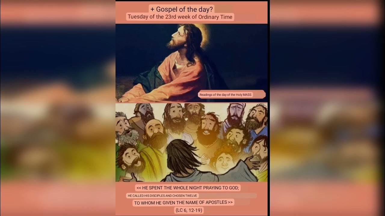 Today Tuesday 23rd Week Of Ordinary Time We Meditate On The Gospel Of today-tuesday-23rd-week-of-ordinary-time-we-meditate-on-the-gospel-of