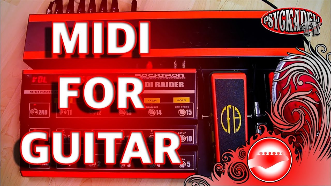 Midi for guitar #4 - How to setup an expression pedal - YouTube