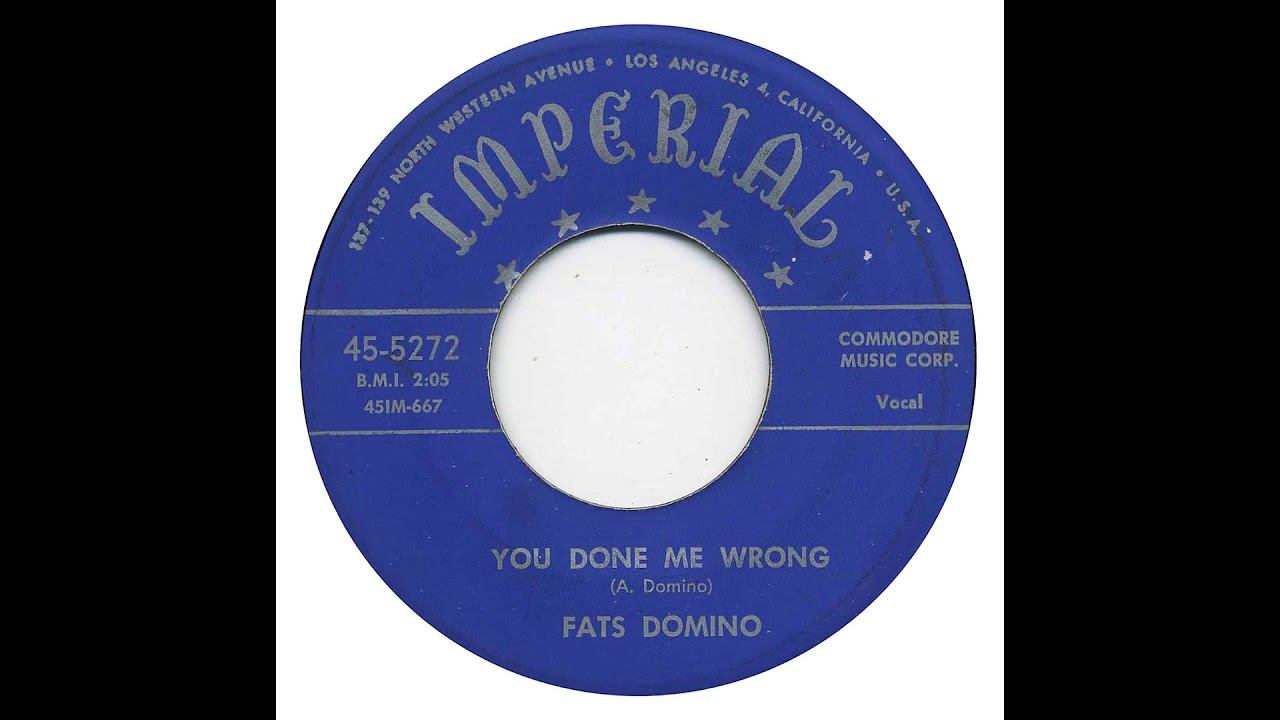 You Done Me Wrong - Fats Domino - YouTube