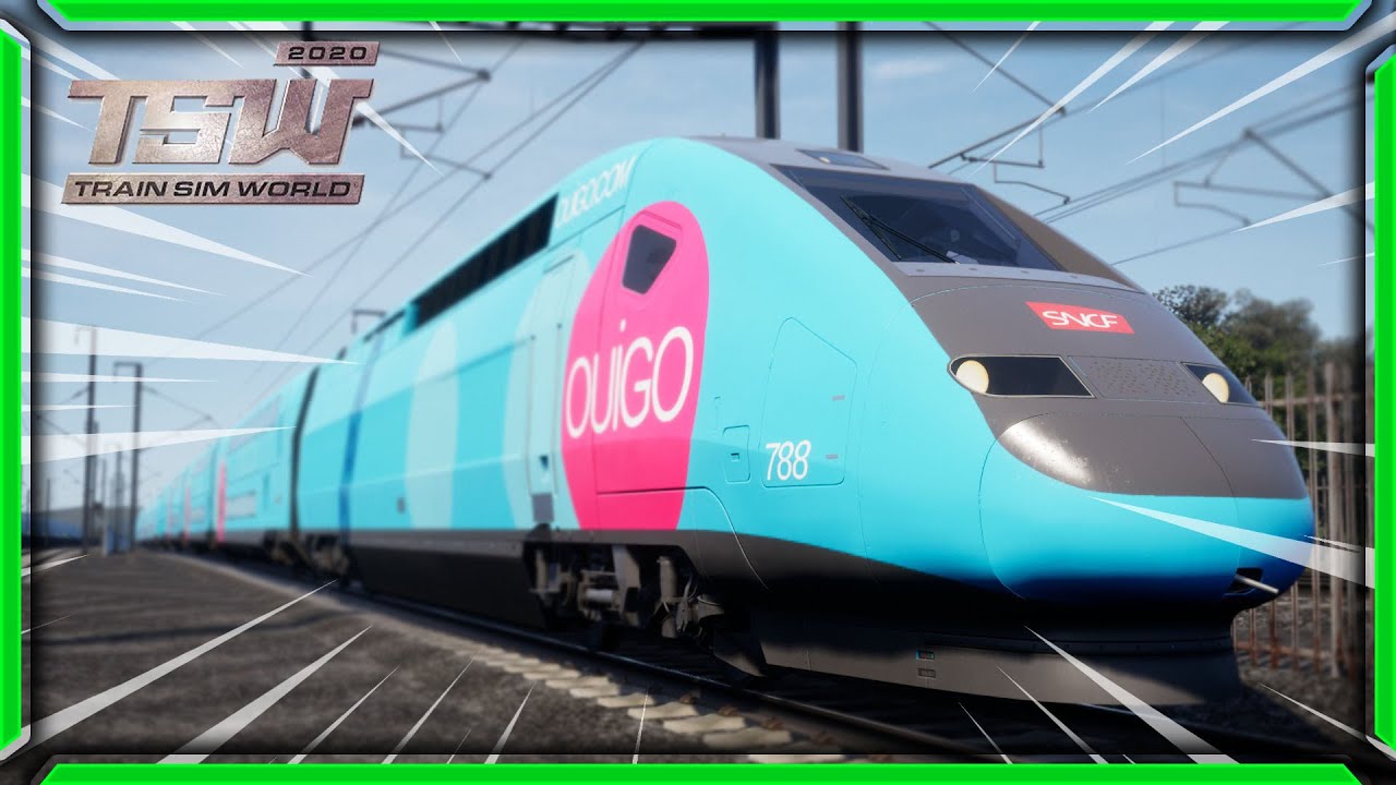 #8 🚂TRAIN SIM WORLD 2 -TGV DUPLEX EN LIVREE Ouigo - DLC MEDITERRANEE ...