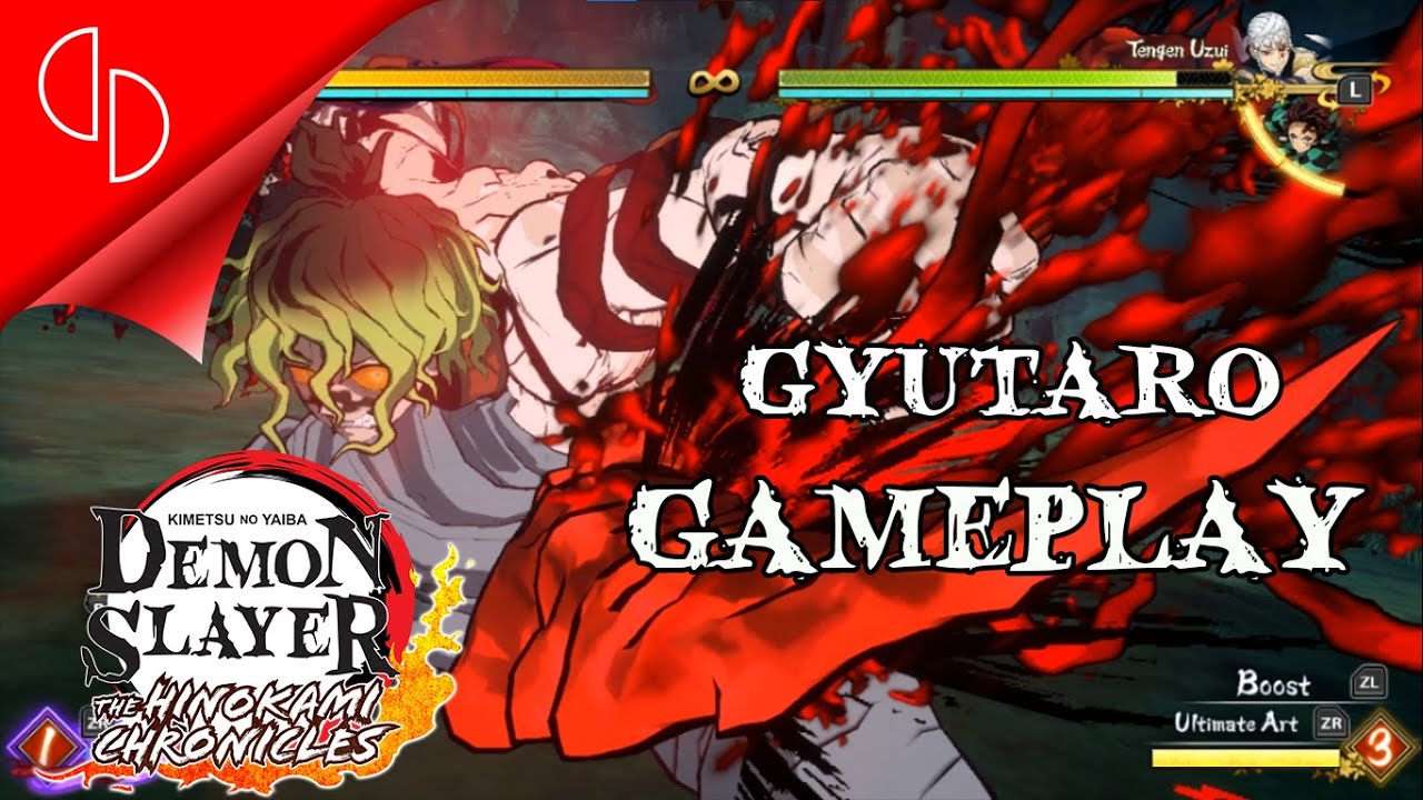 Gyutaro Gameplay || Demon Slayer : Kimetsu no Yaiba - The Hinokami ...