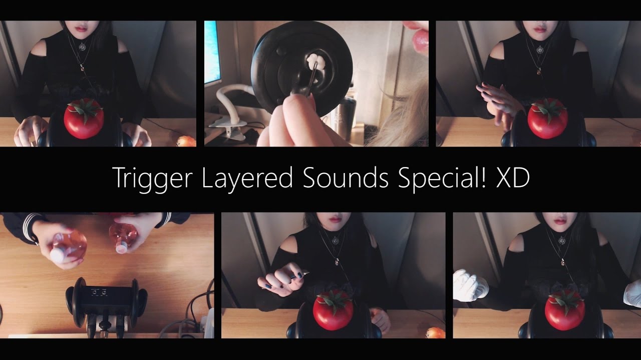 Asmr Layered Trigger Sounds No Talking Youtube