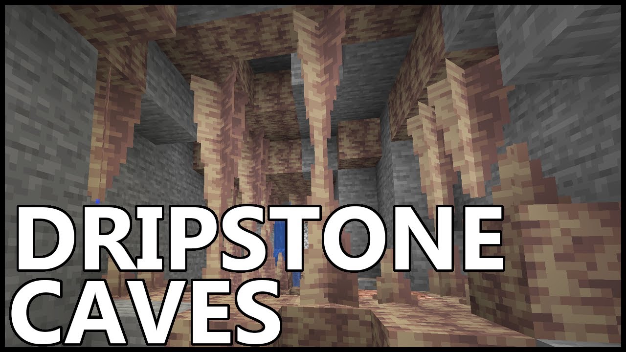 Where To Find DRIPSTONE CAVES In Minecraft - YouTube