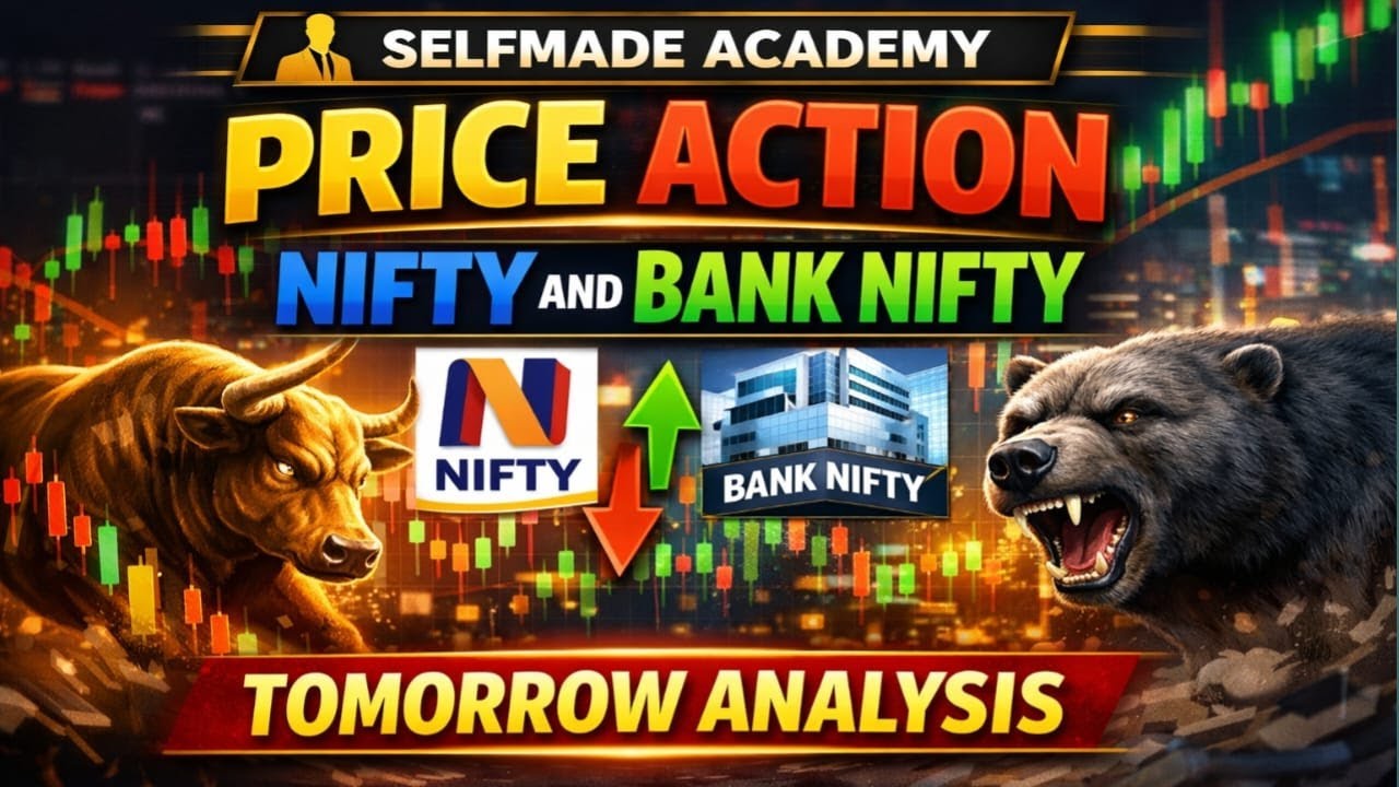 Nifty & Bank Nifty Tomorrow View | Pure Price Action Analysis 🚀 - YouTube