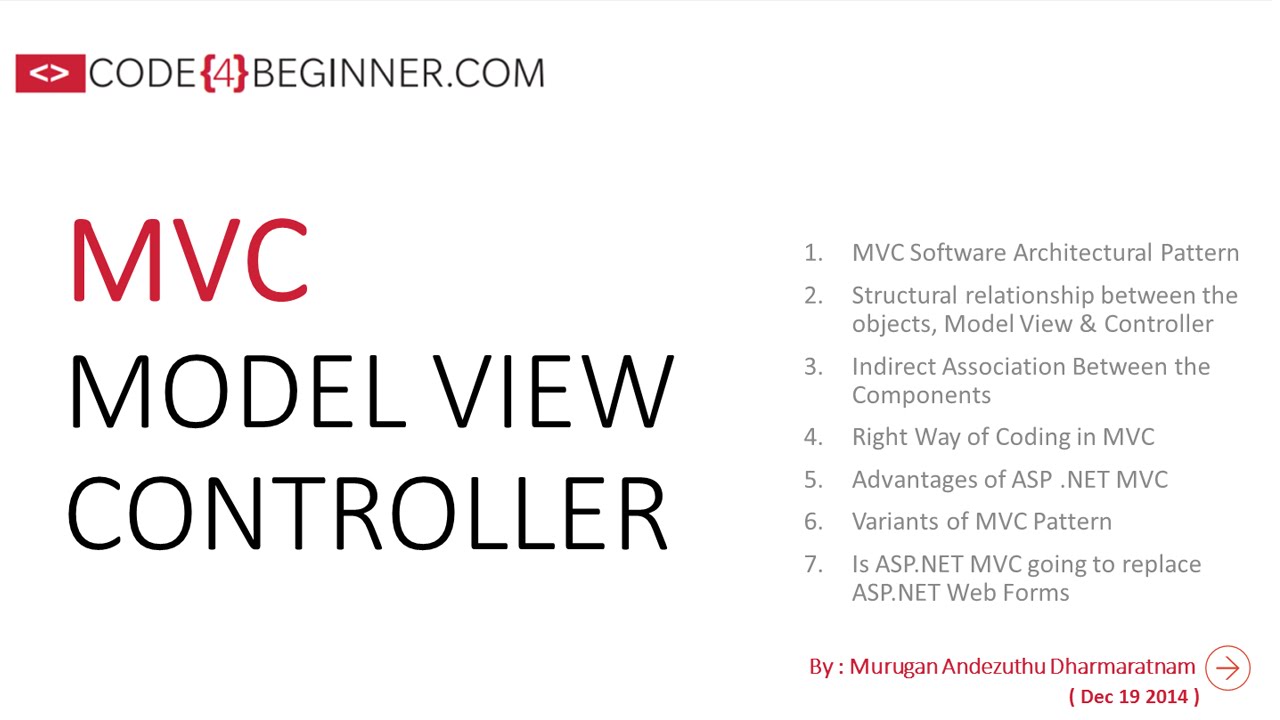 Webinar Introduction To Asp Net Mvc Youtube