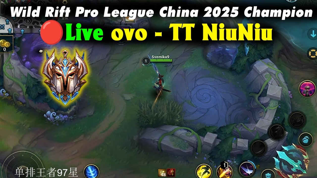 Wild Rift China Live Stream ovo - TT NiuNiu - Pro League China 2025 ...